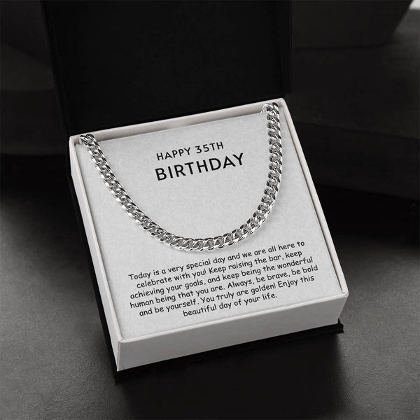 Cuban Link Chain - Happy 35thBirthday – GBH - Shop